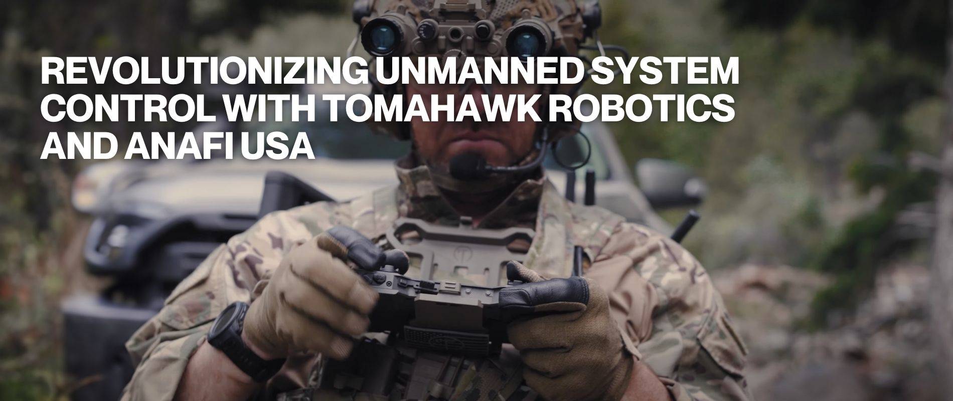 Revolutionizing Unmanned System Control with Tomahawk Robotics and ANAFI USA | Parrot
